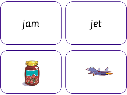Phase 3 Letters and Sounds phonic resources: Learning set 6 letters- j ...