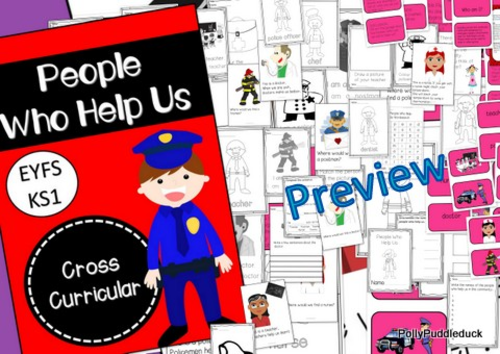 People Who Help Us Activity Pack (Unit of Work- EYFS/KS1) by Polly ...