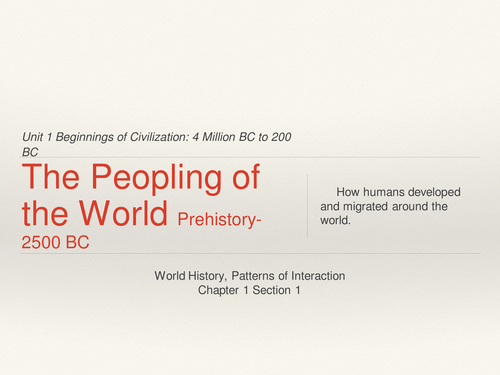 Human Origins In Africa Power Point and Keynote Presentations ...