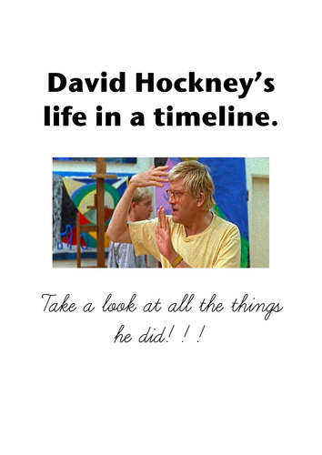 David Hockney resources - UPDATED NOVEMBER 2015 | Teaching Resources