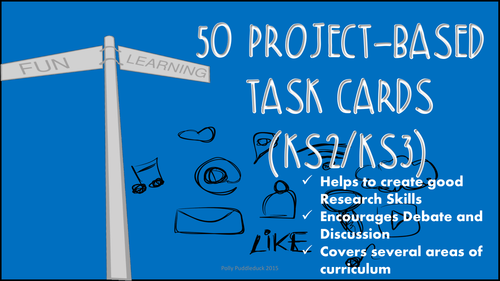 Project Based Task Cards | Teaching Resources