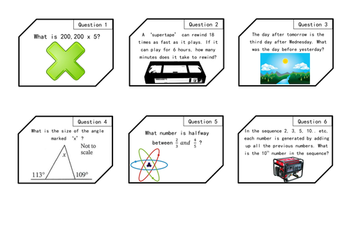 Even more Maths Relays! | Teaching Resources