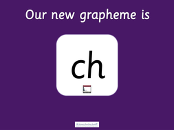Phase 3 Letters and Sounds phonic resources: Consonant graphemes ch sh ...