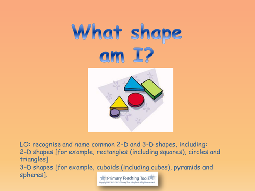Year 1 Maths: Geometry - properties of shapes | Teaching Resources