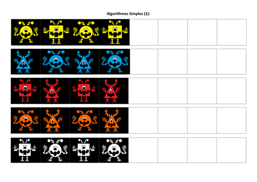 Halloween FRENCH Monstres Description Couleurs Formes | Teaching Resources