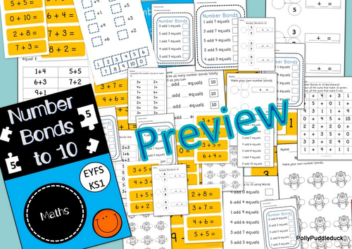 Number Bonds to 10 (EYFS/KS1) | Teaching Resources