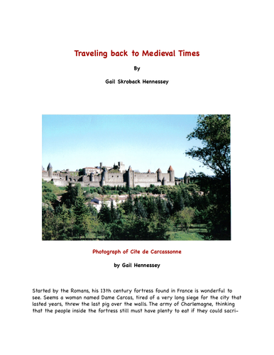 Middle Ages: Travel Back to Medieval Times!(A Unit of Study) | Teaching ...