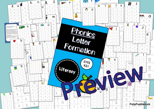 Phonics and Lowercase Letter Formation (EYFS/KS1) | Teaching Resources