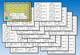 Time - Tell the time dominoes - quarter past | Teaching Resources
