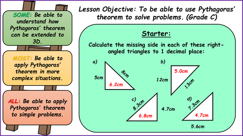 Gcse Foundation Pythagoras And Trigonometry Unit 11 Lessons