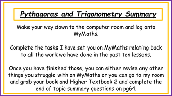 GCSE Foundation: Pythagoras and Trigonometry Unit - 11 Lessons ...