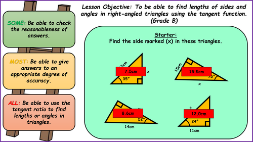 Gcse Foundation Pythagoras And Trigonometry Unit 11 Lessons