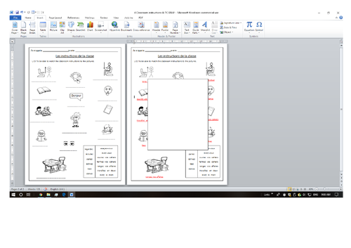 FRENCH - Classroom Instructions - Les Instructions de la Classe ...