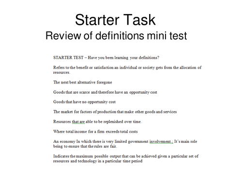 1.4 Review of the PPF Curve and The Market Mechanism - lesson 4 ...