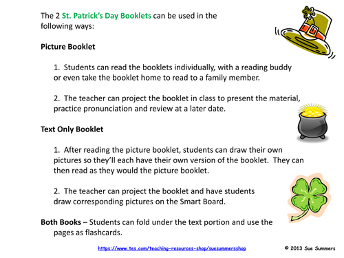 St. Patrick's Day 2 Booklets - ENGLISH | Teaching Resources