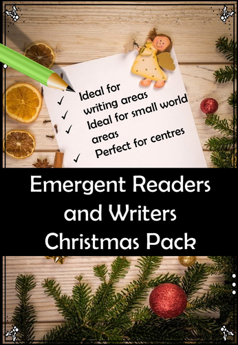 Emergent Readers and Writers Christmas Themed Booklet | Teaching Resources