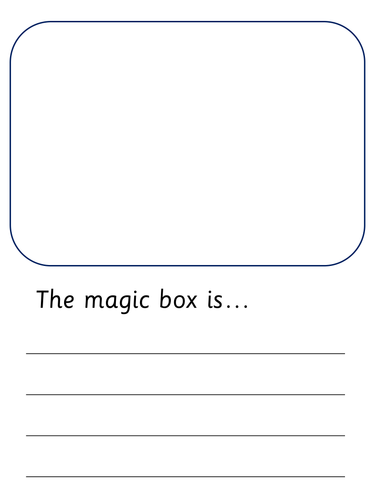The Magic Box activities and worksheets | Teaching Resources