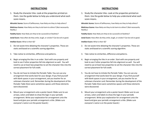 Periodic Table BIG Bundle: Power Point, Graphic Organizer, Scavenger ...