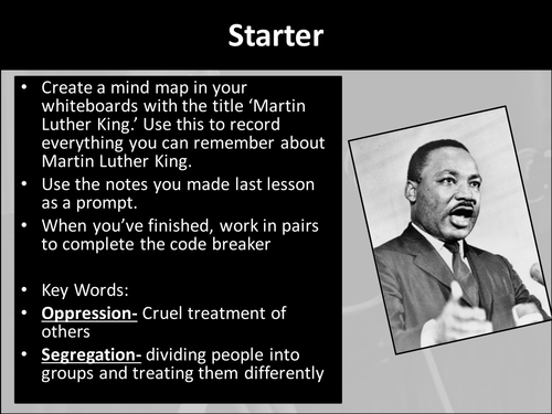 Malcolm X and MLK | Teaching Resources