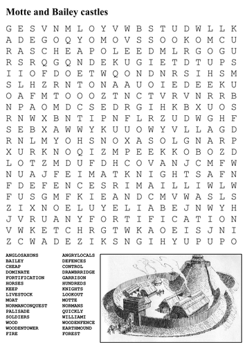 The Norman Conquest Word Search Pack | Teaching Resources