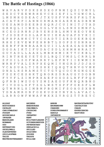 The Norman Conquest Word Search Pack | Teaching Resources