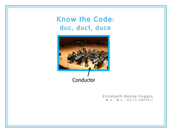 Know the Code: Roots "duc, duct, duce" | Teaching Resources
