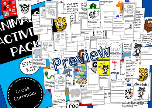 Animals Activity Pack (EYFS/KS1) | Teaching Resources