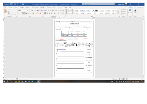 FRENCH - Breakfast - Le Petit Déjeuner - Worksheets | Teaching Resources