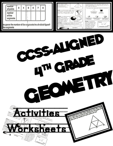 Common Core 4th Grade Geometry Worksheets | Teaching Resources