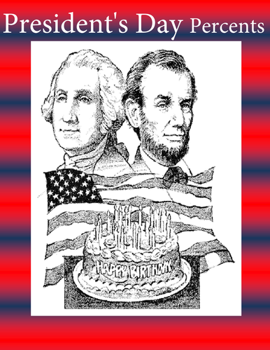 Presidents Day Percent Worksheets | Teaching Resources