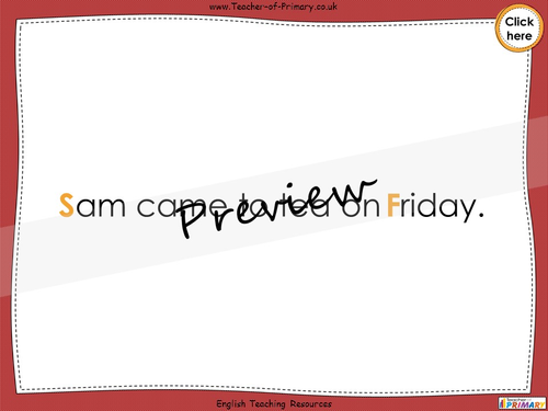 Capital Letters and Full Stops - KS1 | Teaching Resources