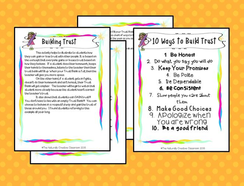 Building Trust in the Classroom and Beyond | Teaching Resources