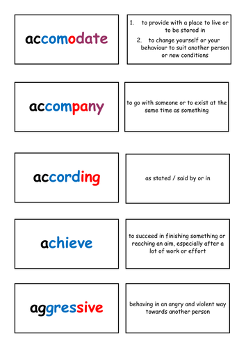 Year 5/6 Spelling and Guided Reading Cards | Teaching Resources