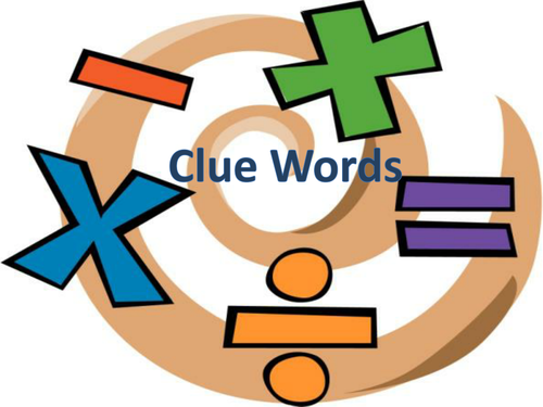 Clue Words Posters | Teaching Resources