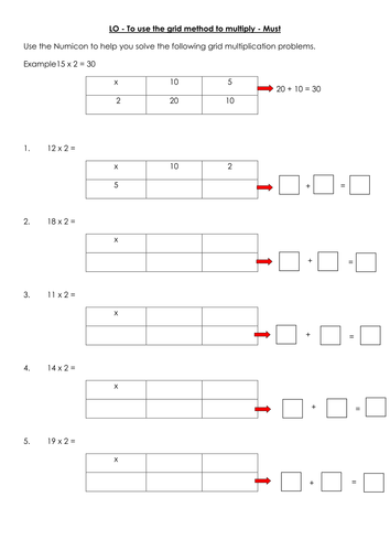 Teaching Written Methods of Multiplication - Year 3 Whole Unit inc ...
