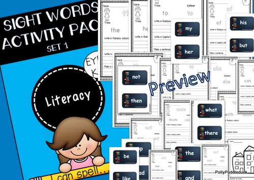 Sight Word Activity Pack (Set 1) | Teaching Resources