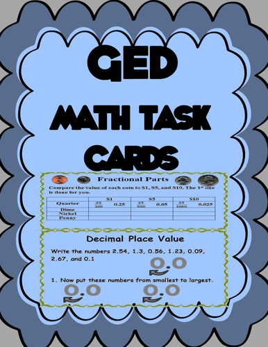 GED Test: Math-Language Arts-Science | Teaching Resources