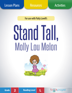 Stand Tall, Molly Lou Melon Lesson Plans & Activities Package, Second ...