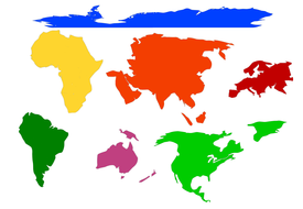 KS1 Geography - Locational knowledge: The seven continents and five ...
