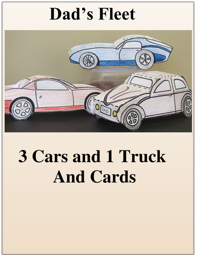 Father's Day Craft - Dad's Fleet of Cars | Teaching Resources