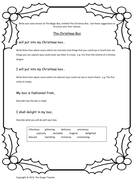 Christmas Descriptive Poems Complete Poetry Lesson for English ...