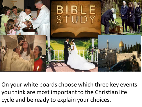 Christian life cycle - Baptism | Teaching Resources