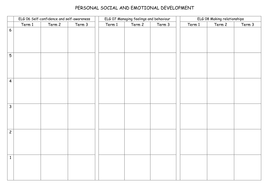 EYFS progress tracker in excel and recording sheets | Teaching Resources