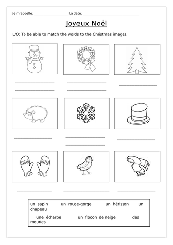 FRENCH - CHRISTMAS - C'est Presque Noël - Comprehension - Worksheets ...