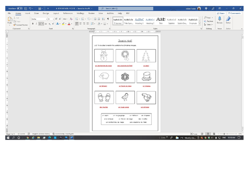 FRENCH - CHRISTMAS - C'est Presque Noël - Comprehension - Worksheets ...