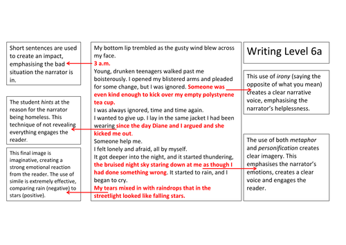 KS3 Reading and Writing fully-levelled Exemplar Materials | Teaching ...