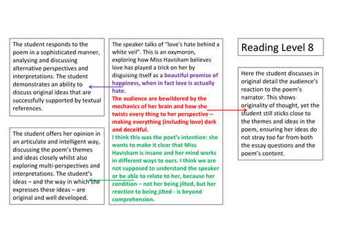KS3 Reading and Writing fully-levelled Exemplar Materials | Teaching ...