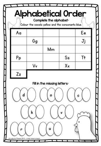 Alphabetical Order | Teaching Resources Alphabetical Order | Teaching Resources