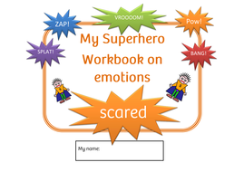Superhero themed emotion booklets and games | Teaching Resources