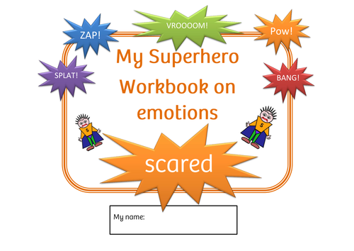 Superhero themed emotion booklets and games | Teaching Resources